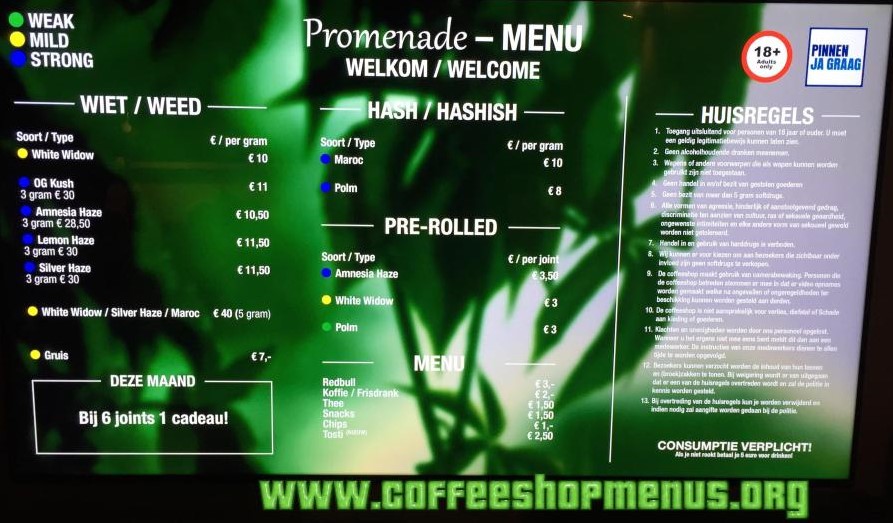 Promenade Latest Menu - coffeeshopmenus.org