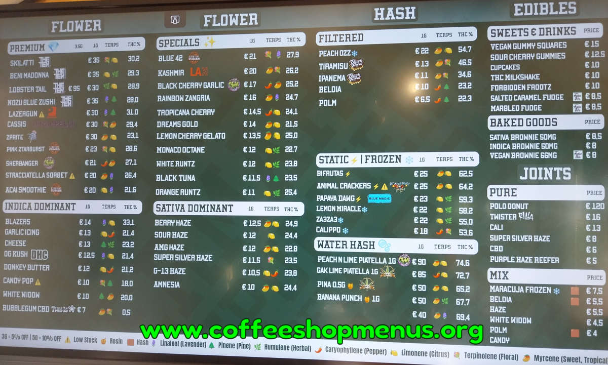 Espresso Latest Menu - coffeeshopmenus.org