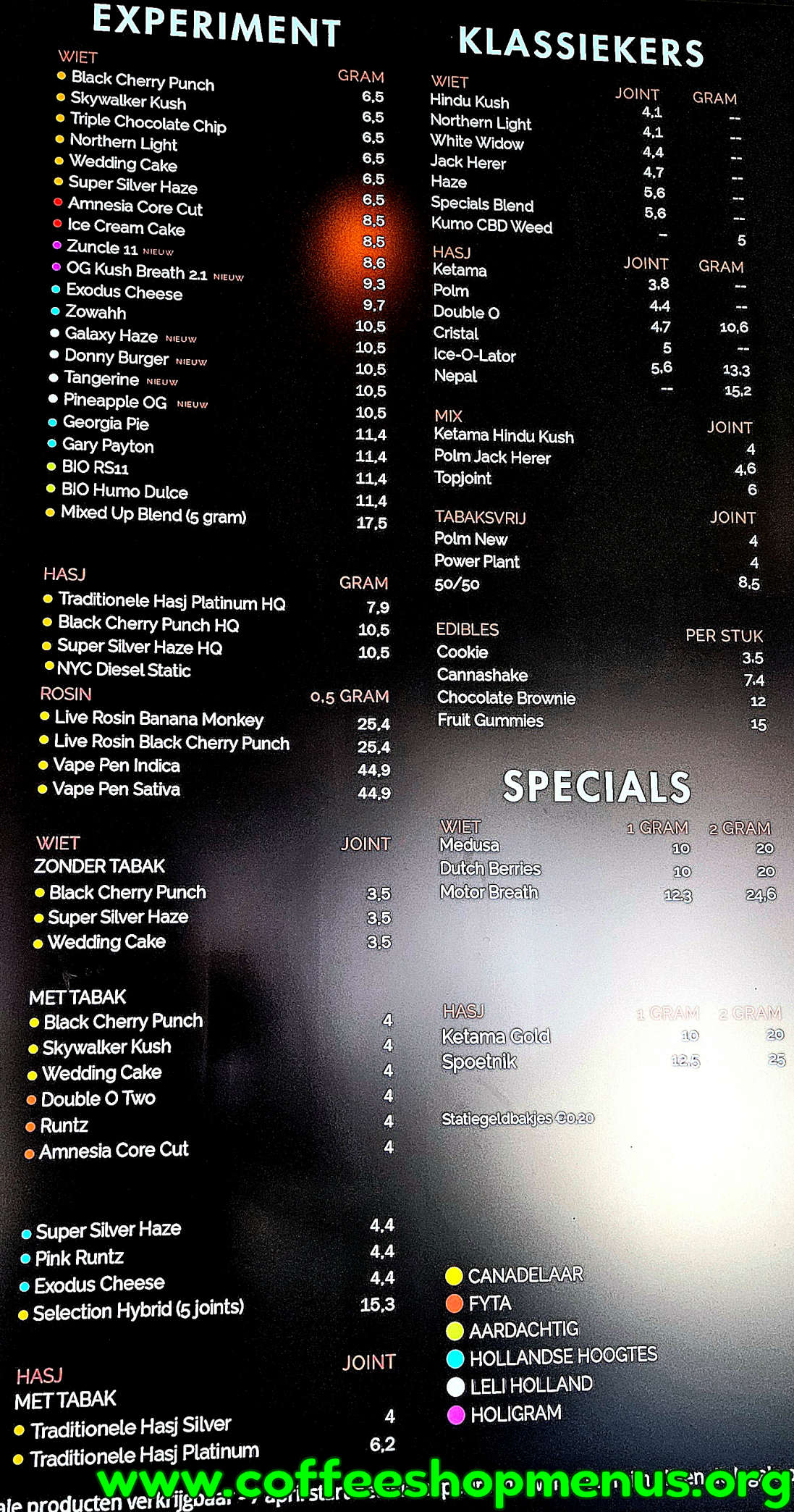 The Grass Company 2 Latest Menu - coffeeshopmenus.org