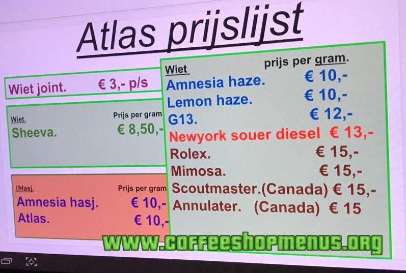 Atlas Menus archive - coffeeshopmenus.org