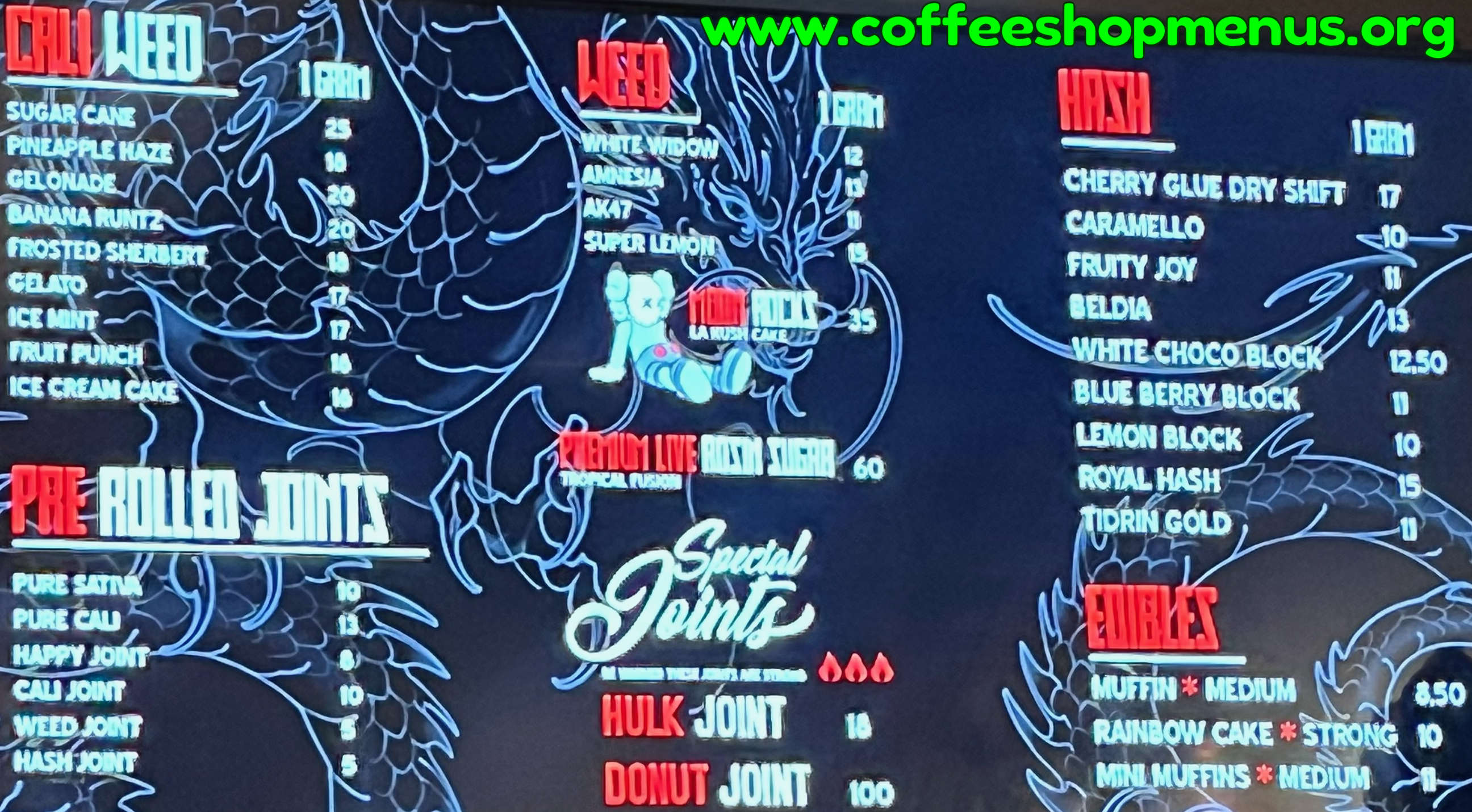 Goa Latest Menu - coffeeshopmenus.org